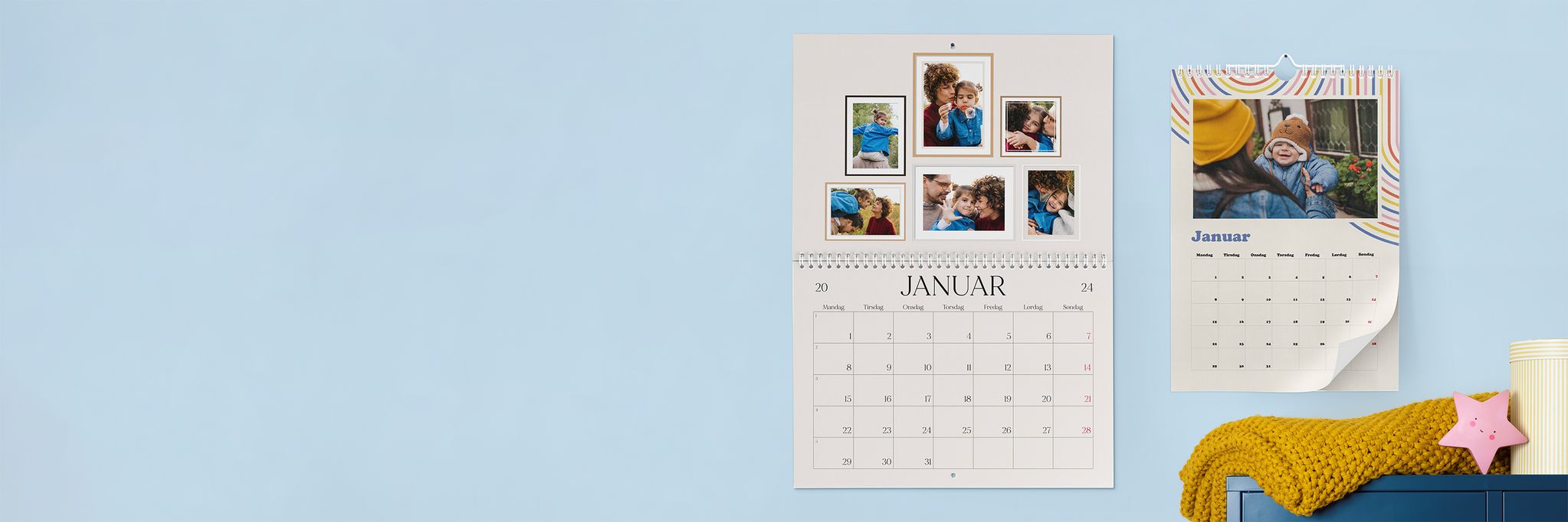 Månedskalender med bilder » A4 kalendere » Fotoknudsen