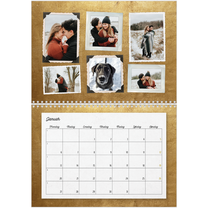 Fotokalender A4 » Månedskalender med bilder | Fotoknudsen