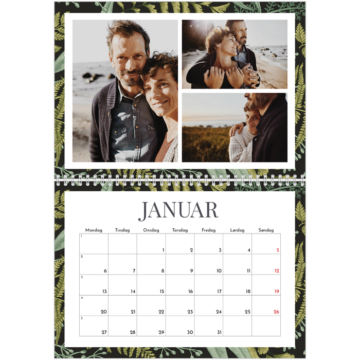 Fotokalender A4 » Månedskalender med bilder | Fotoknudsen