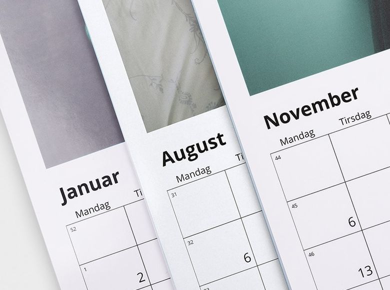 Bilderutenett | Fotokalender A4-double